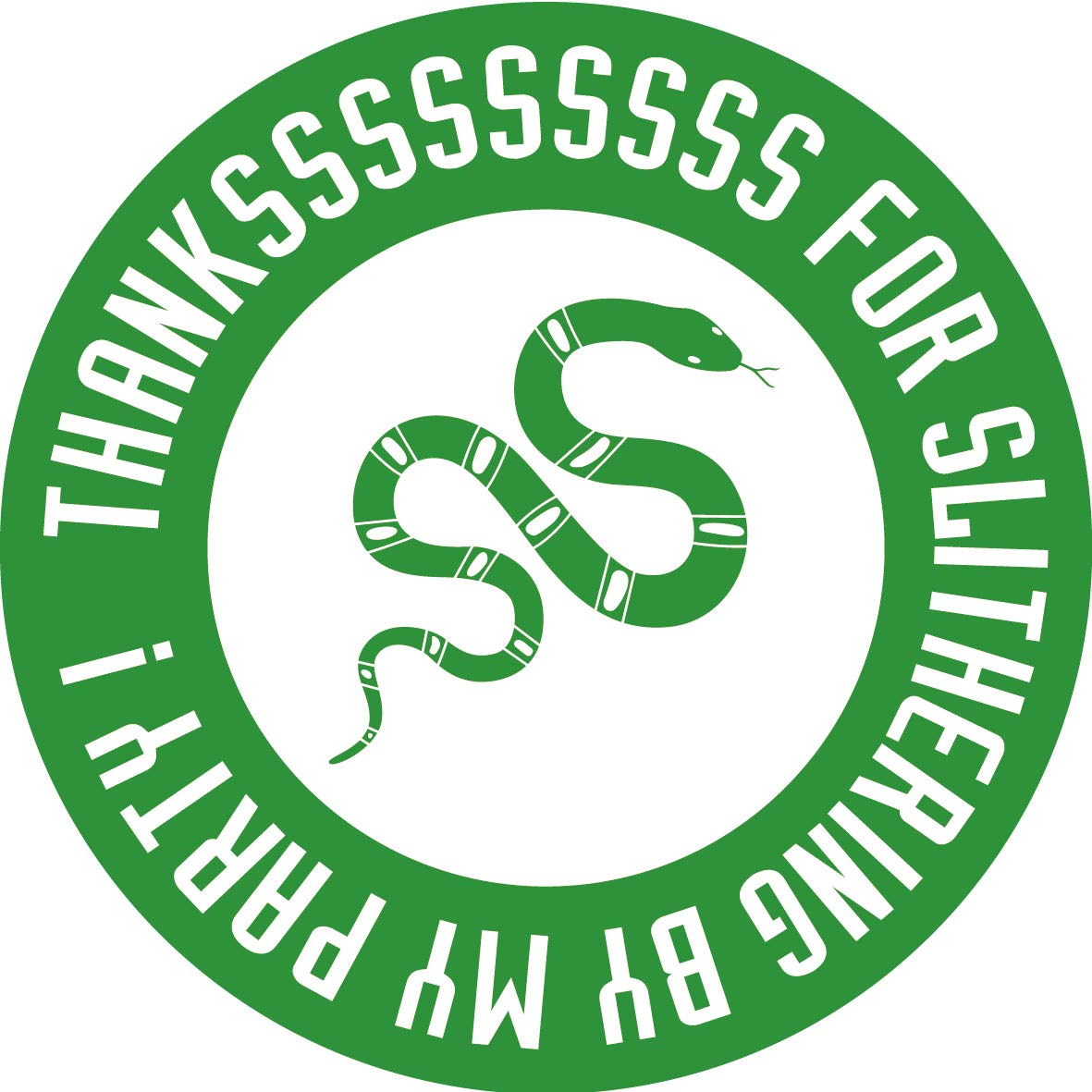 Amazon.com : Snake Party Thank You Stickers, 40-Pack 2" Boy Or Girl ...