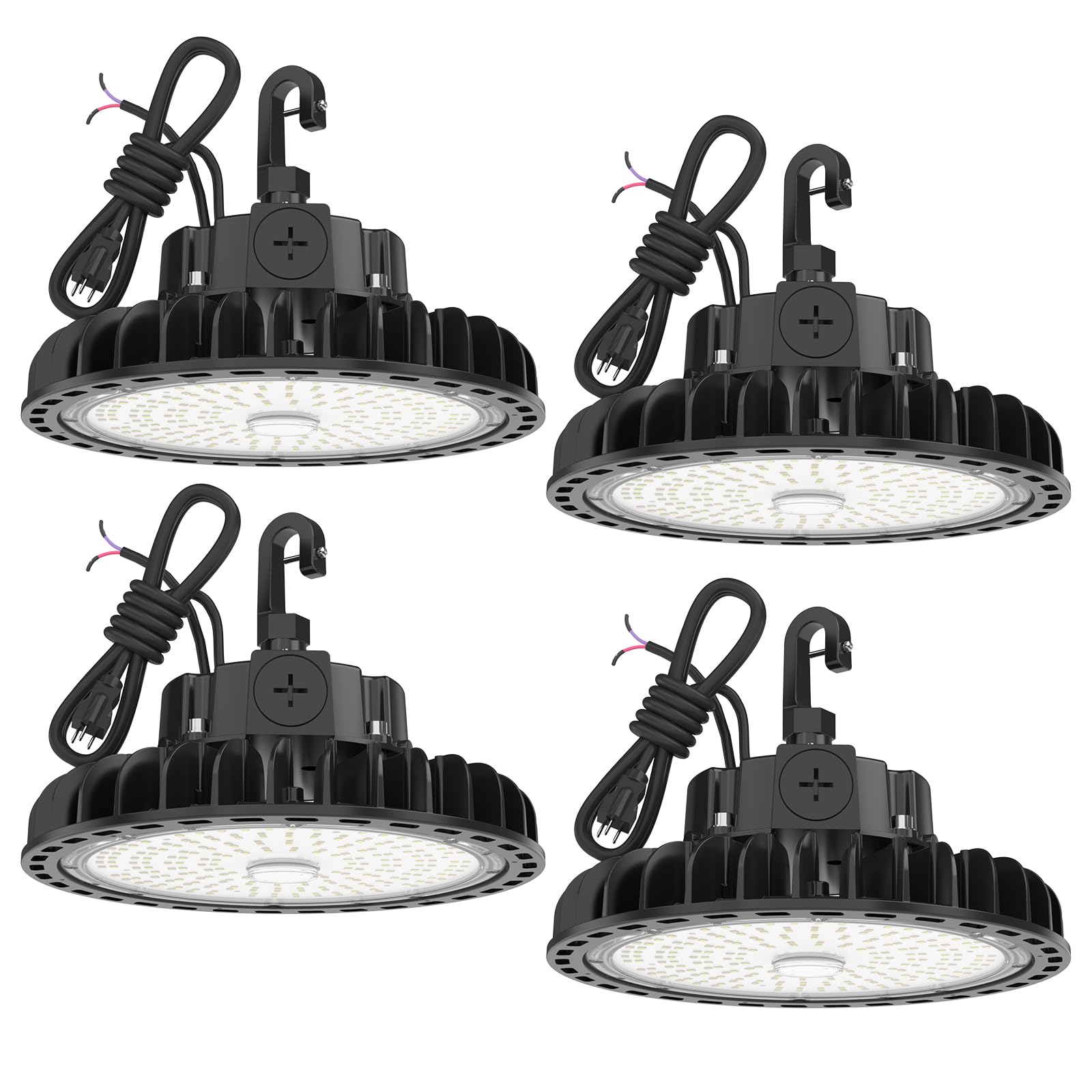 Snapklik.com : HYPERLITE 4Pack LED UFO High Bay Lights 100W 14,500LM ...