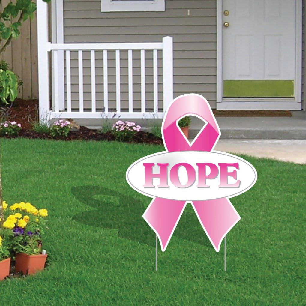 Amazon.com : VictoryStore Yard Sign Outdoor Lawn Decorations: Breast ...