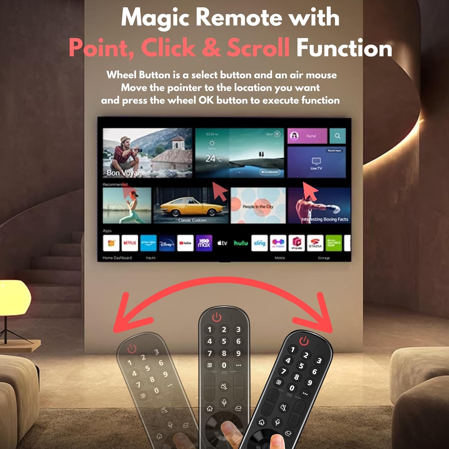 MR25GA Magic Remote For 2025 LG TVs Original - With AI, Pointer & Alexa ...
