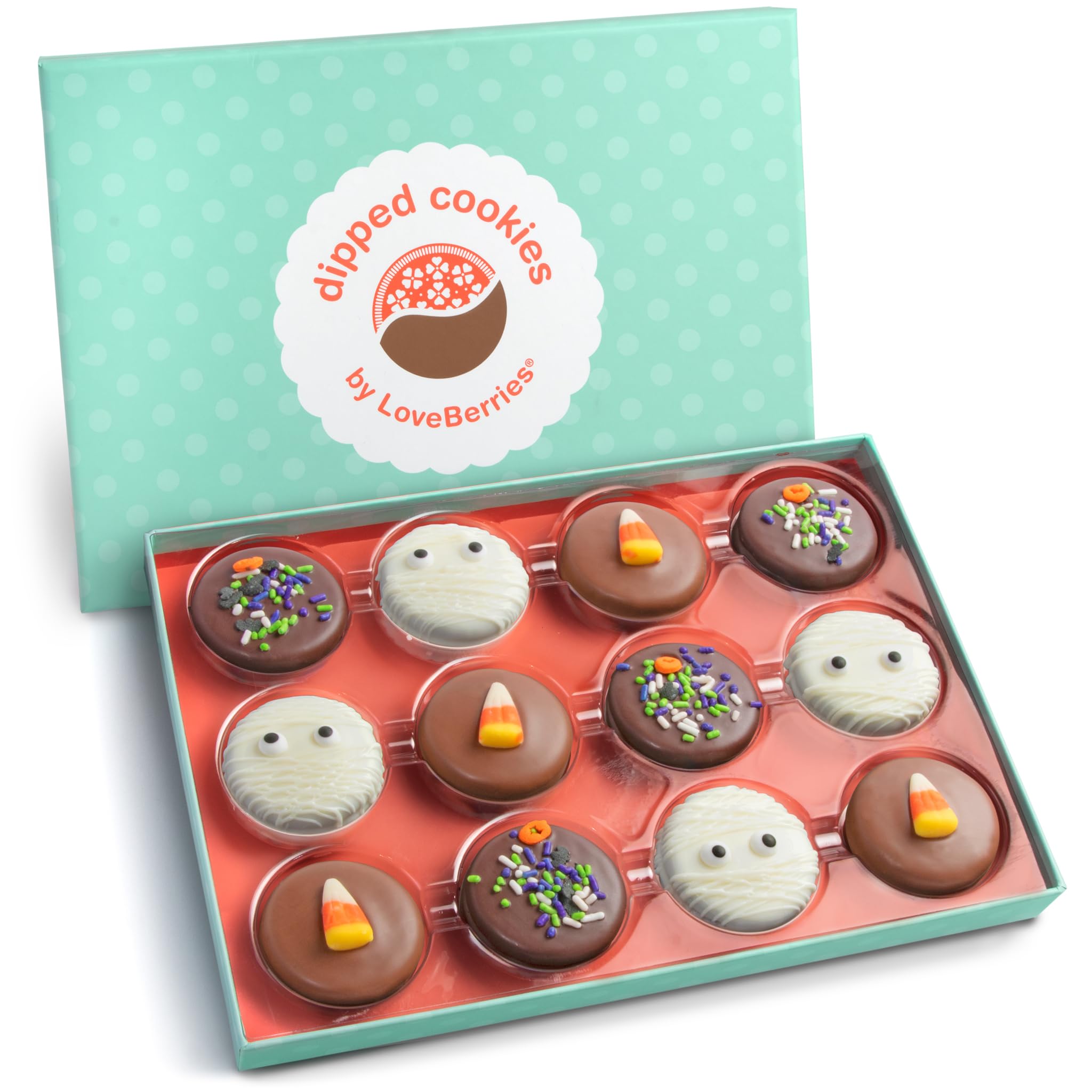 Amazon.com : Halloween Chocolatey Covered Oreos Gift Box by Love ...