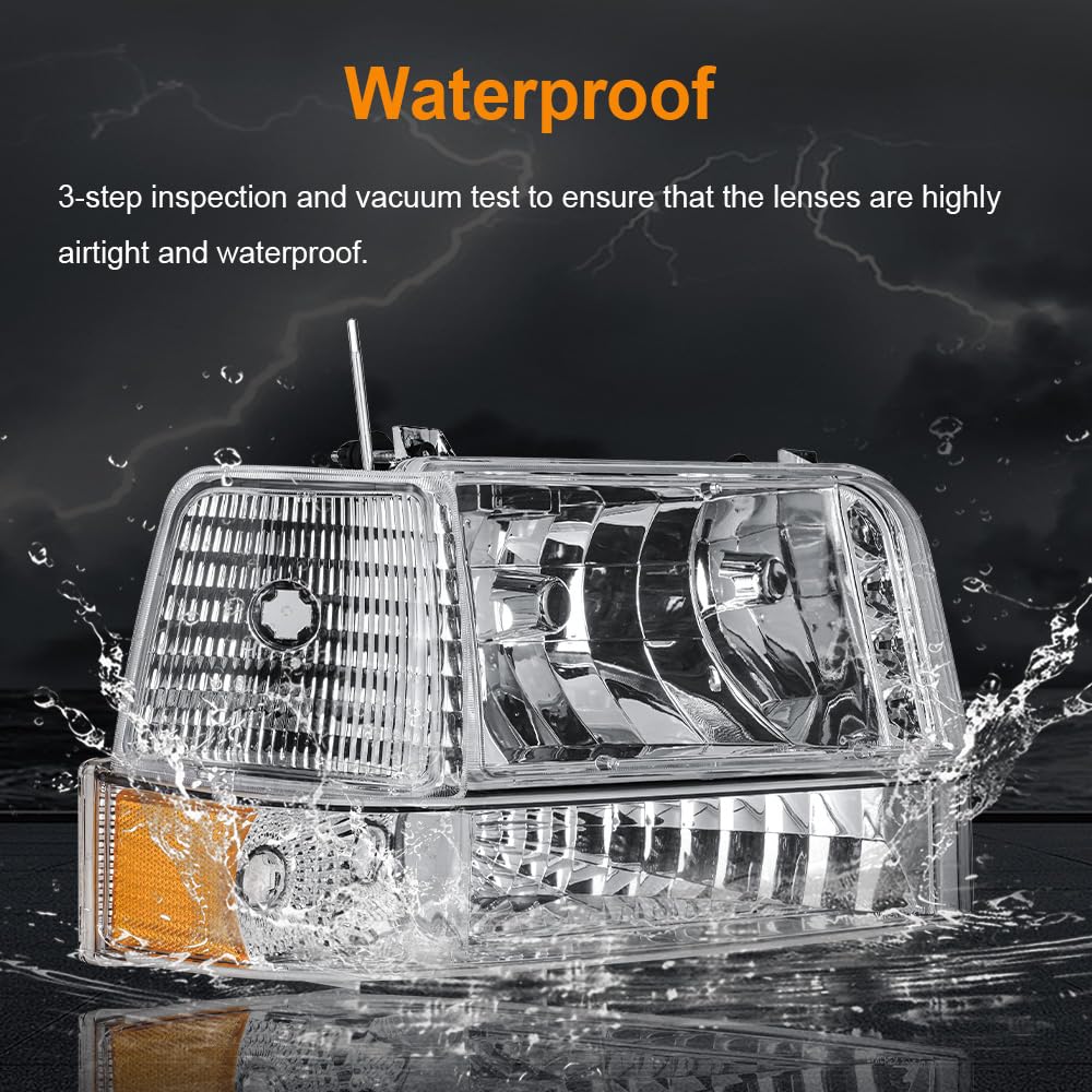 Snapklik.com : DimFlux LED DRL Headlight, Headlights Assembly Kit ...