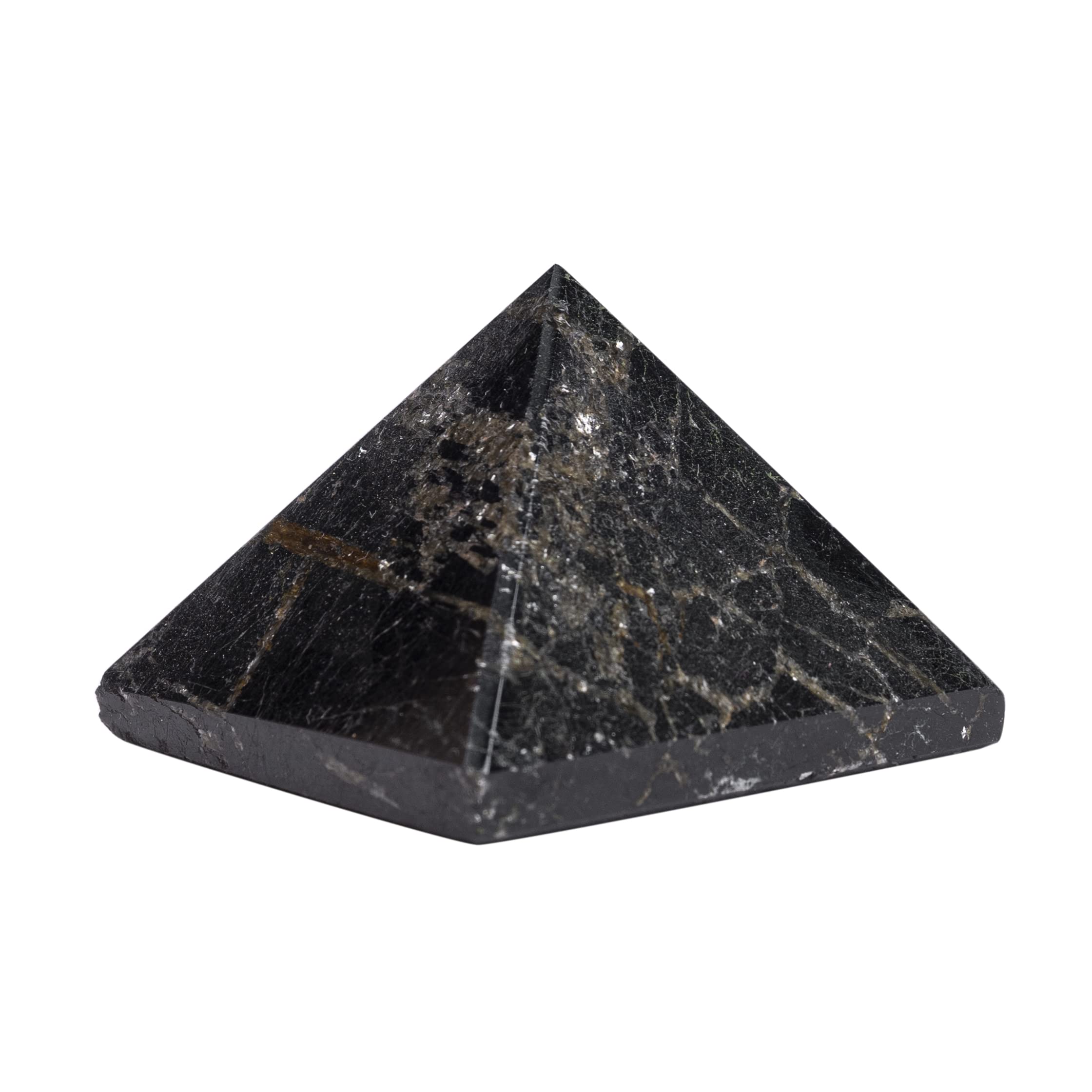 Sara Gems Natural Black Tourmaline Pyramid Vastu Feng Shui Crystal ...
