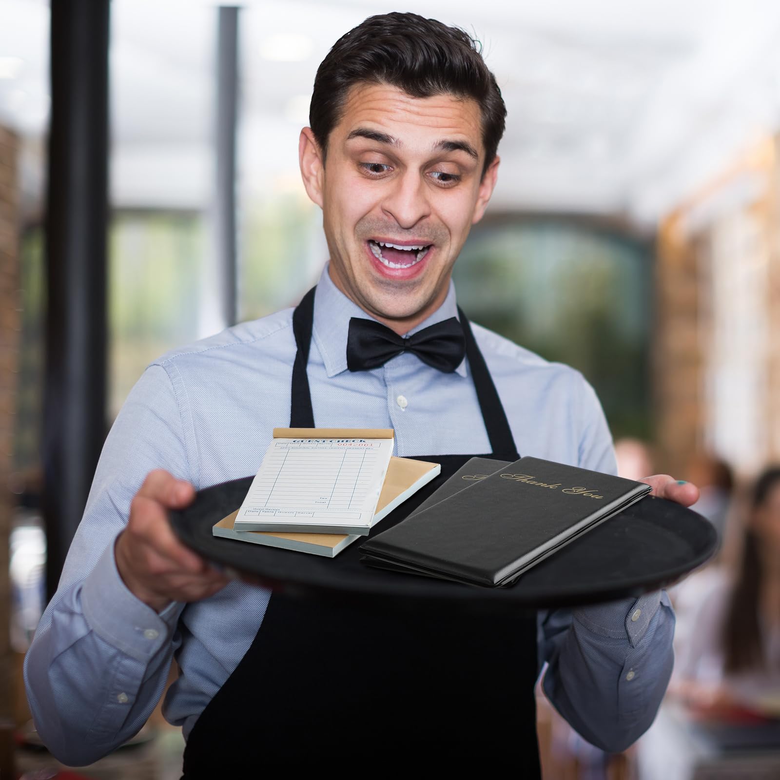 Glenmal 30 Pcs Check Presenters Set for Restaurants 20 Pcs Guest Check ...