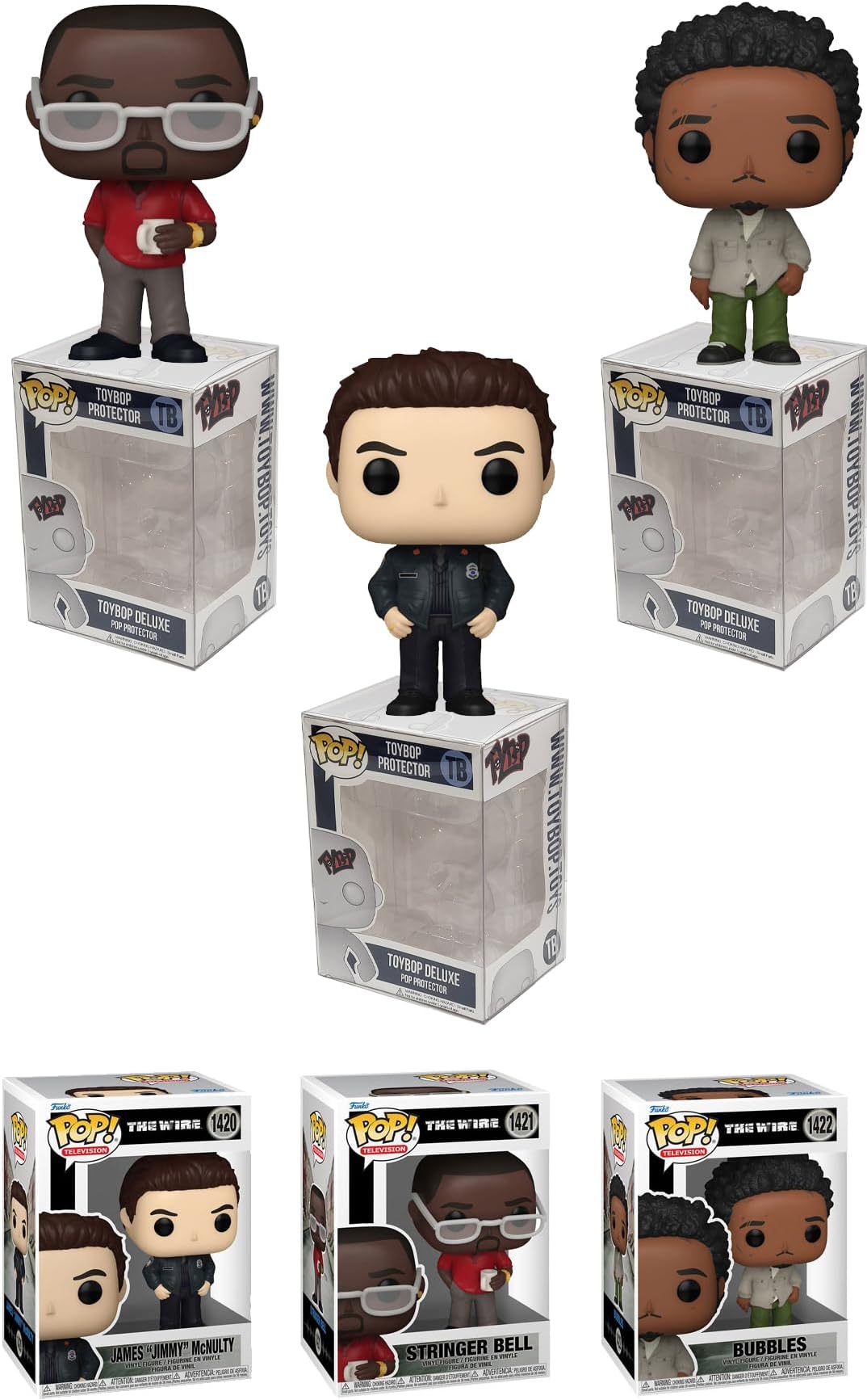 Amazon.com: Funko Pop The Wire + Protector: Pop! TV Vinyl Figure (Gift ...