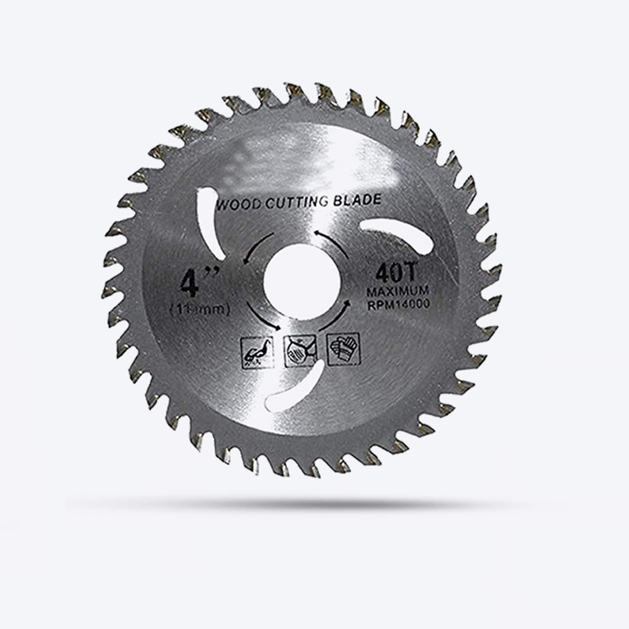 Hillgrove HGACC30M1 4"inch TCT Wood Cutting Wheel Circular Saw Blade ...