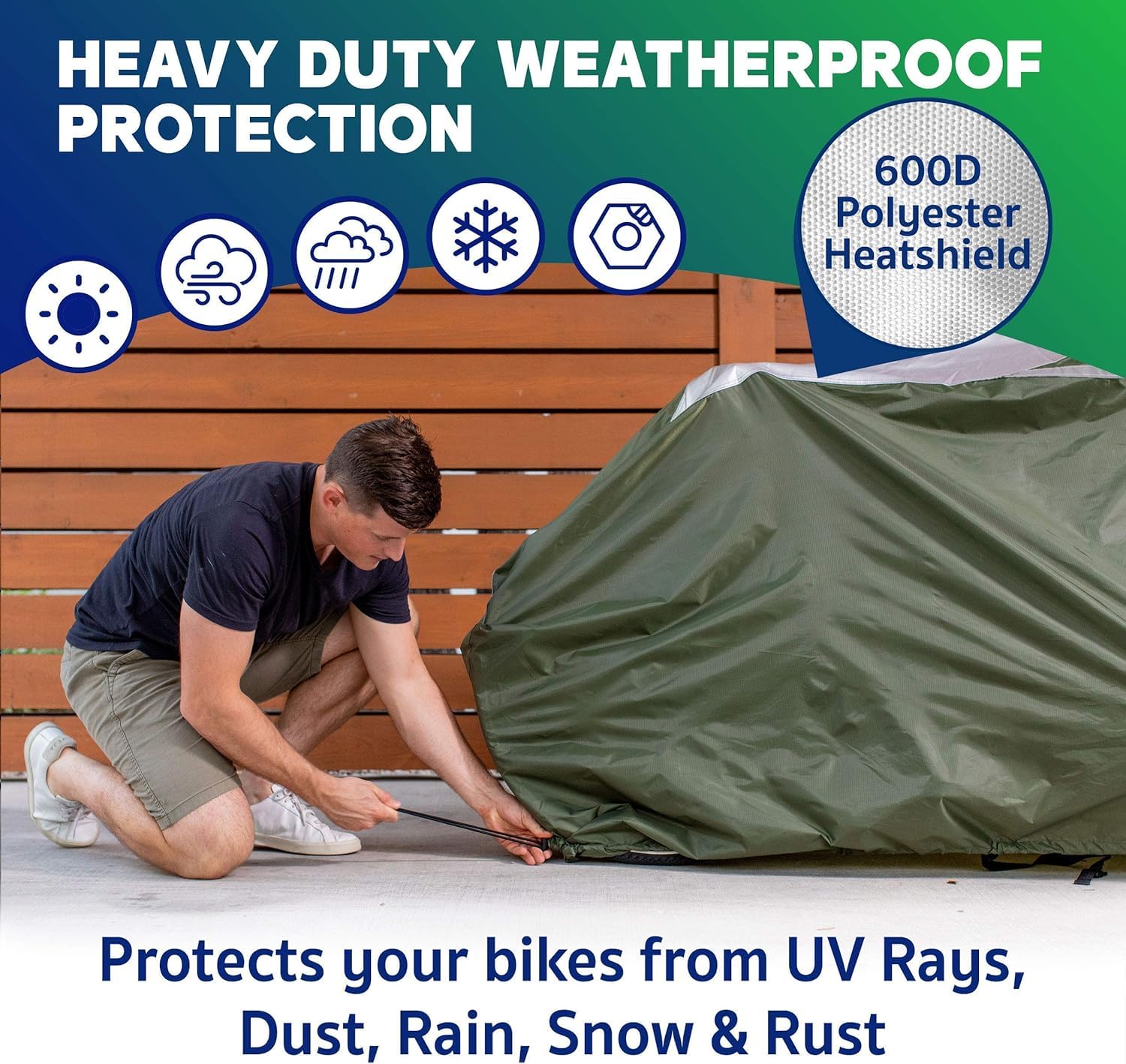 Snapklik.com : YardStash Bike Cover Reflective Bicycle Covers For ...