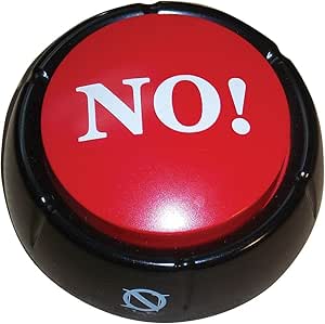 The NO! Button : Amazon.ca: Toys & Games