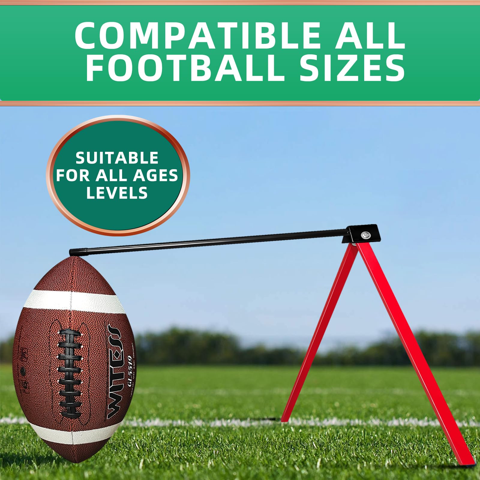 YNSZAS ??? Football Kicking Tee, Portable Field Goal Kicking Holder ...