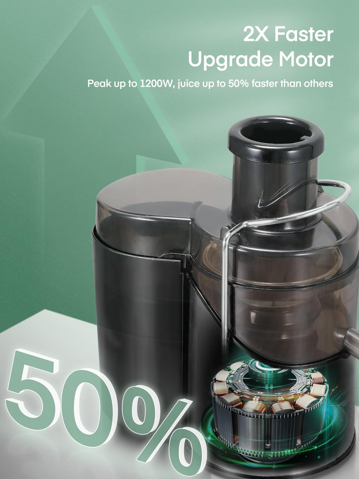 Snapklik.com : Juicer Machines 600W, 3" Wide Feed Chute Juicer ...