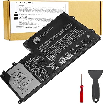 Amazon.com: 43Wh TRHFF Laptop Battery for DELL Inspiron 14 5442 14 5443 ...