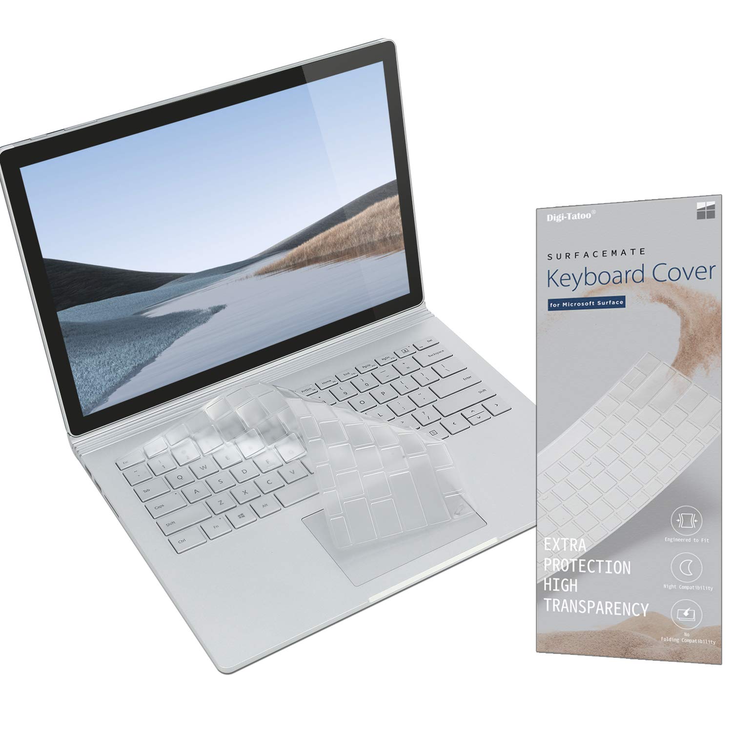 Amazon.com: Digi-Tatoo SurfaceMate Keyboard Cover Protector Skin for ...