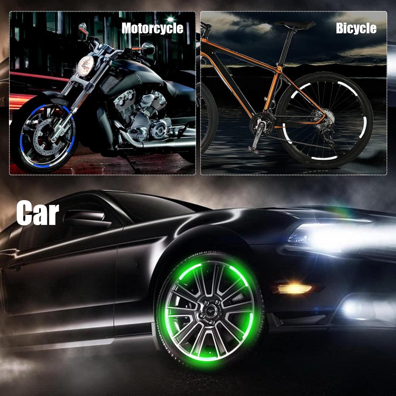 20 calcomanías universales para rueda de automóvil calcomanías de ...