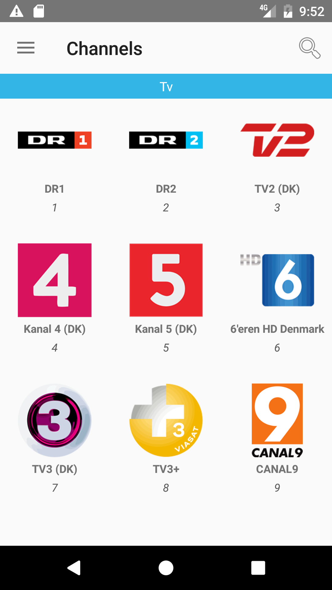 TV oversigt Danmark - Cisana TV+ - App on the Amazon Appstore