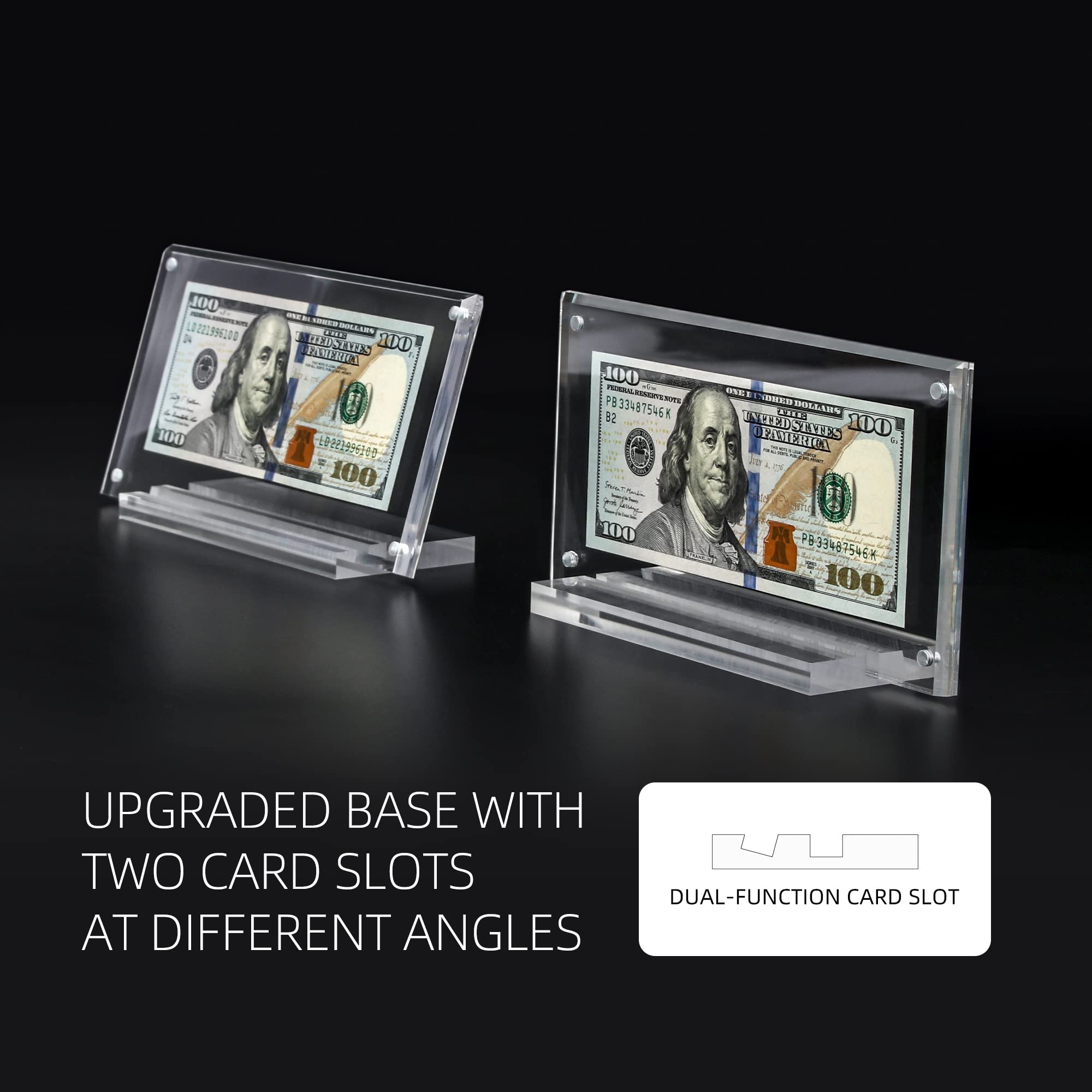 Snapklik.com : Acrylic Dollar Bill Frame,Bill Currency Display Holder ...