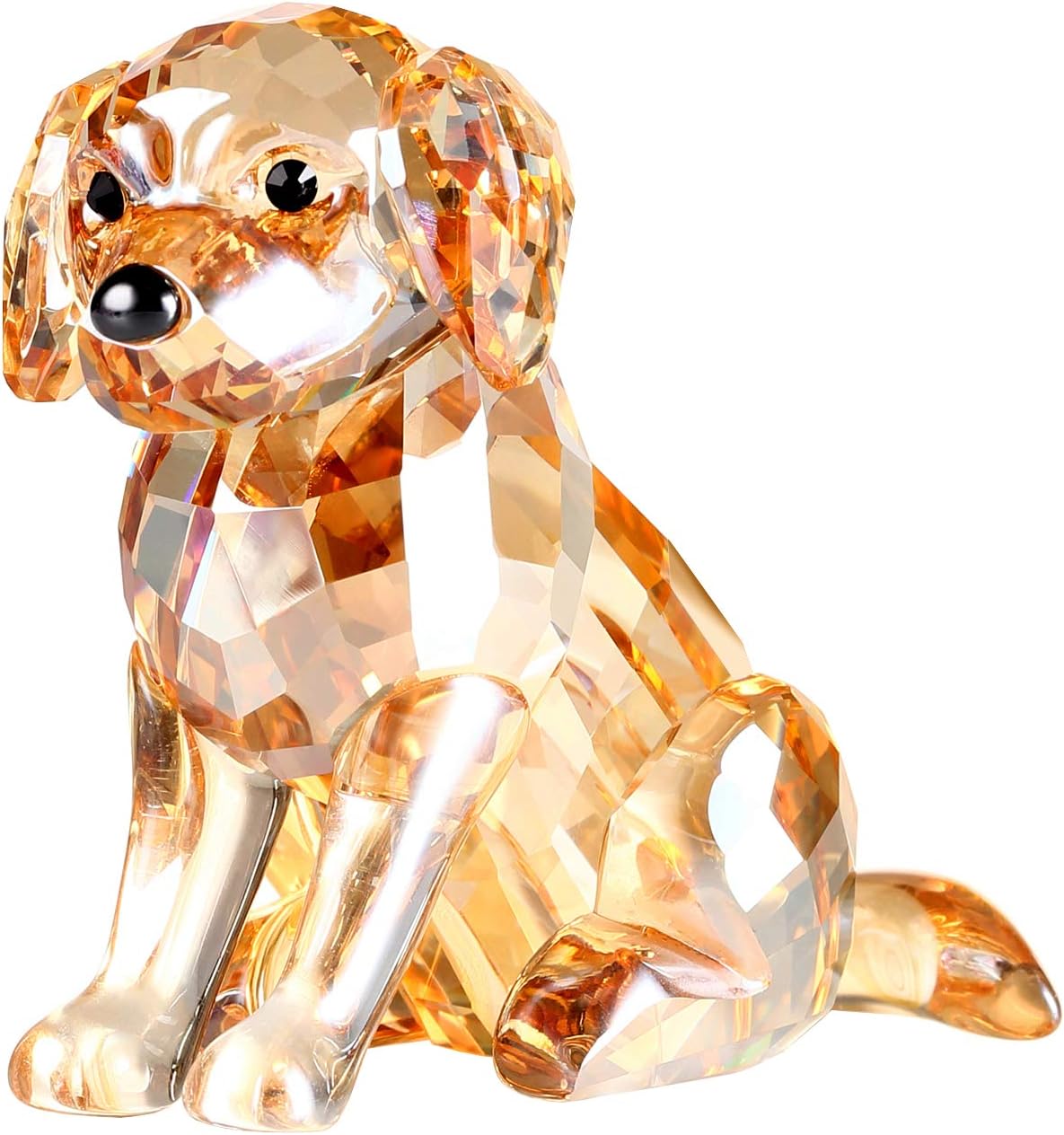 Amazon.com: Sansukjai Rare Beagle Micro Tiny Figurines Hand Blown Glass ...