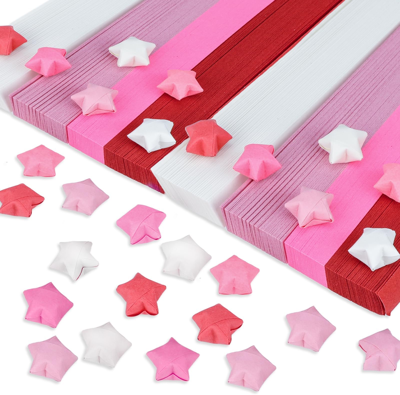 Amazon.com : 1080 Sheets Double Sided Folding Strips for Star Folding ...