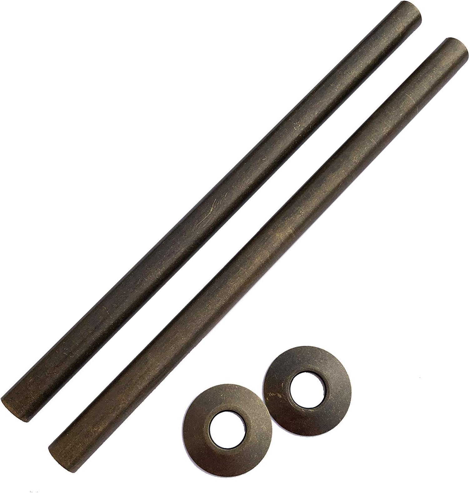 Arroll Pipe Shroud Kit Antique Brass 130 x 18mm : Amazon.co.uk: DIY & Tools