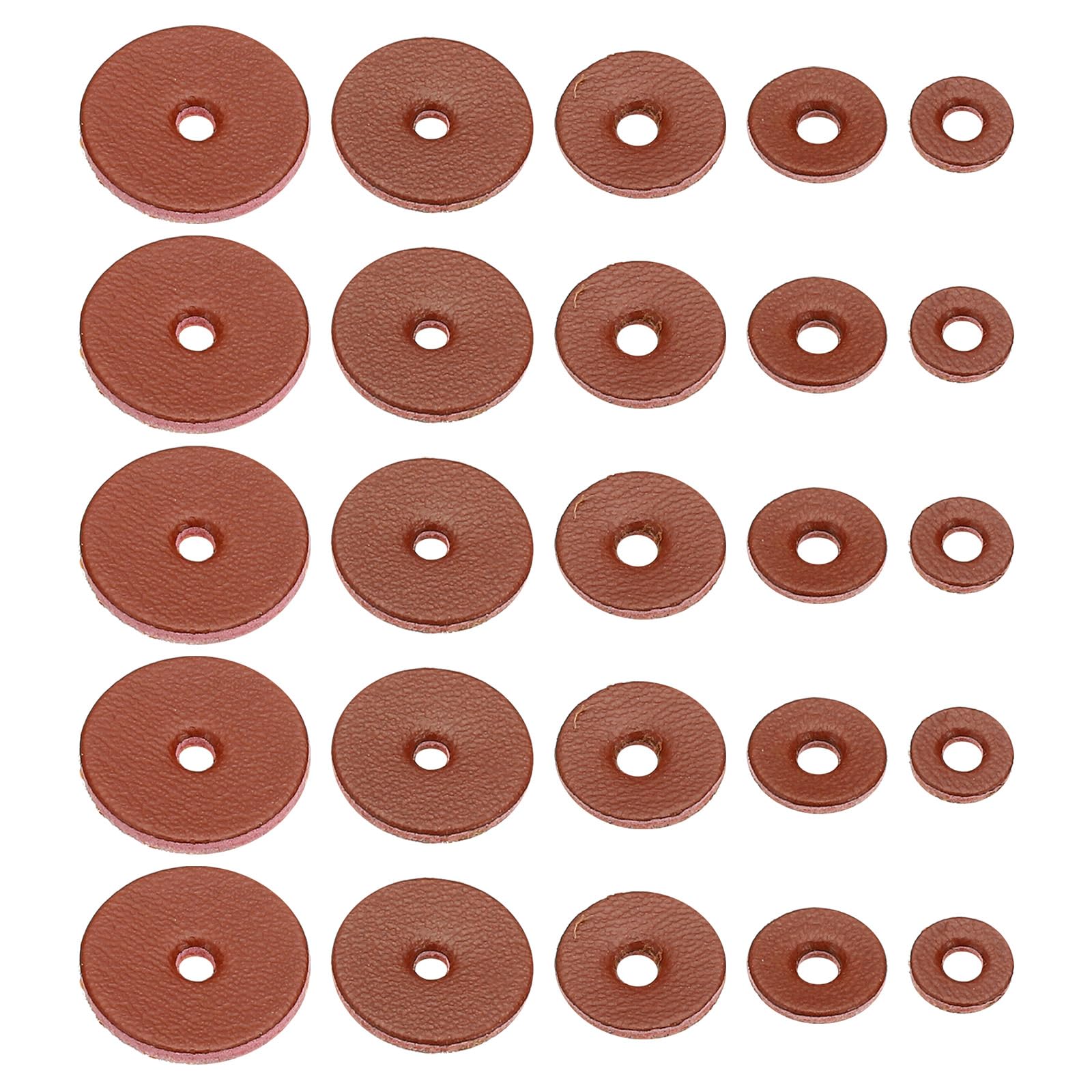 Amazon.com: PATIKIL Leather Washers, 100pcs Leather Handle Washers ...