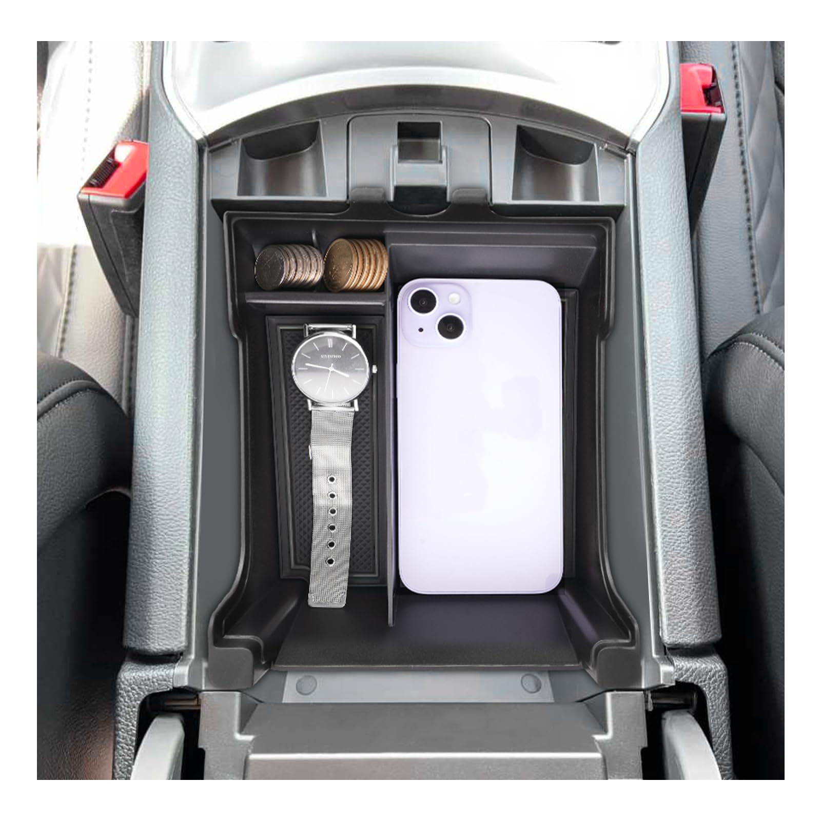 Snapklik.com : SXCY For 2024 Ford Edge Center Console Organizer For ...