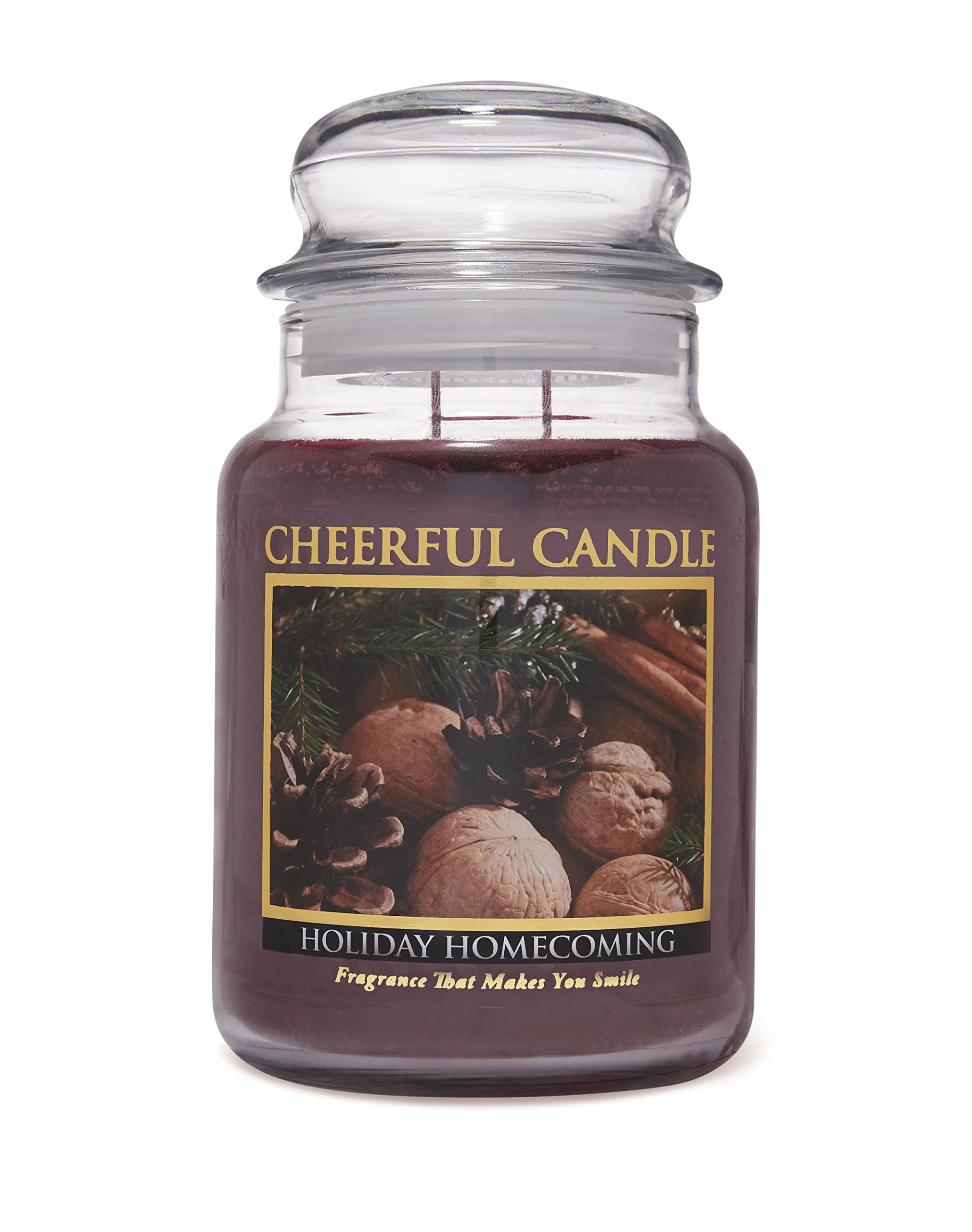 Amazon.com: A Cheerful Giver - Holiday Homecoming Scented Glass Jar ...