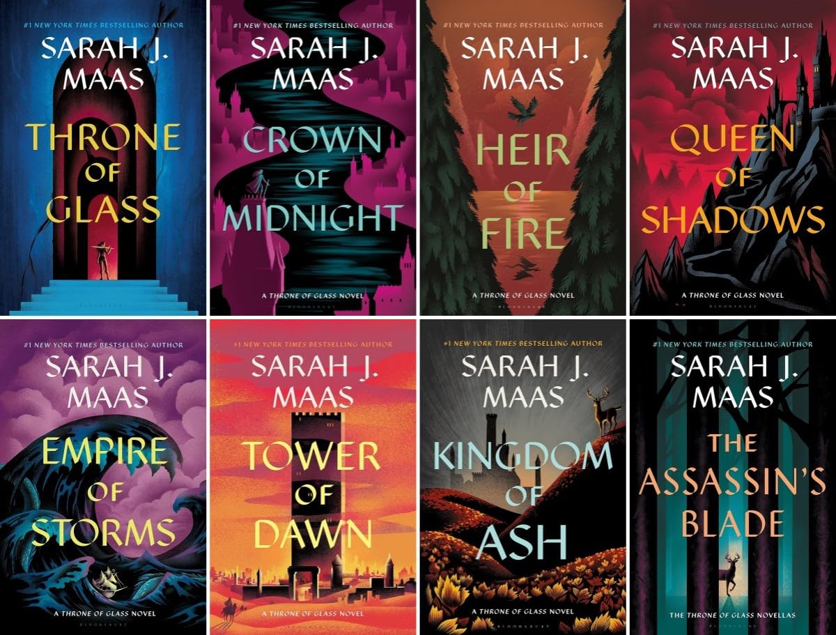 Throne Of Glass Series Total 8 Books Set - Throne of Glass, Crown of ...