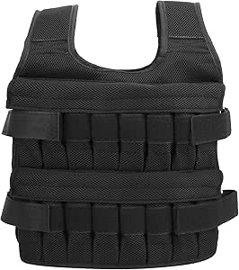 Amazon.com : 35kg Running Sandbag Vest,Weighted Mesh Training Vest with ...