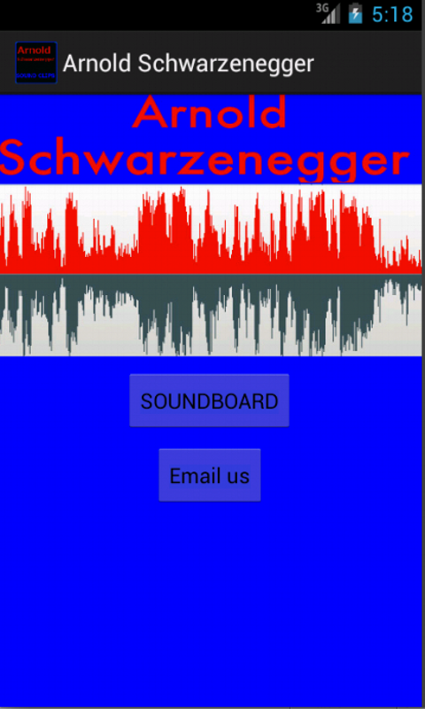 Sounds from actor Arnold Schwarzenegger SOUNDBOARD - App on Amazon Appstore