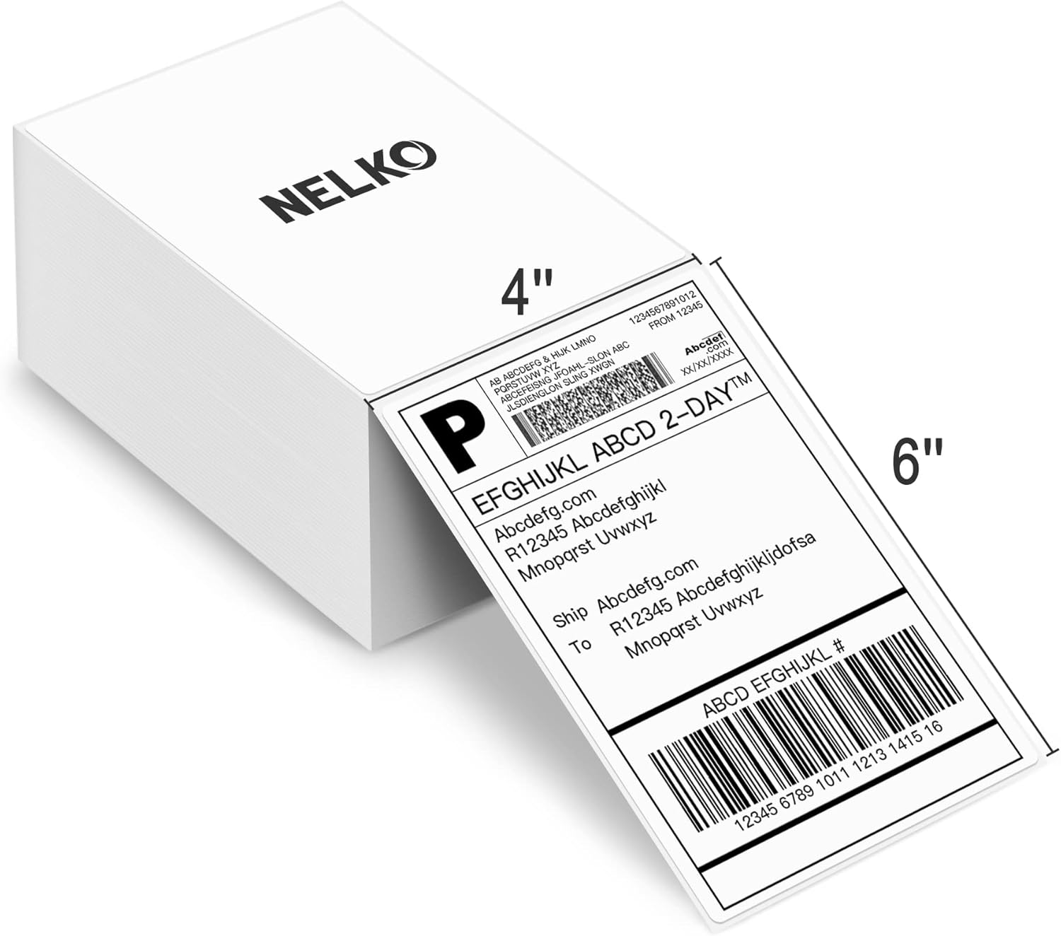 Amazon.com : 4x6 Thermal Labels, NELKO Thermal Direct Shipping Label ...