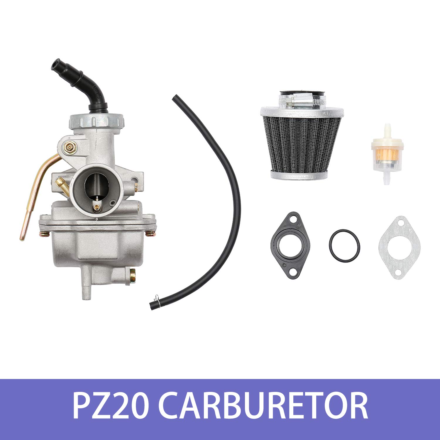 Pz20 Carburetor With Air Filter Gaskets For Kazuma Baja 50cc ...