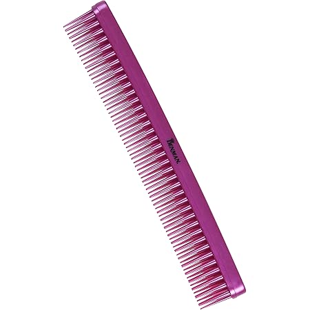 Amazon.com : Denman 3 Row Detangle and Tease Styling Comb (BLACK) for ...