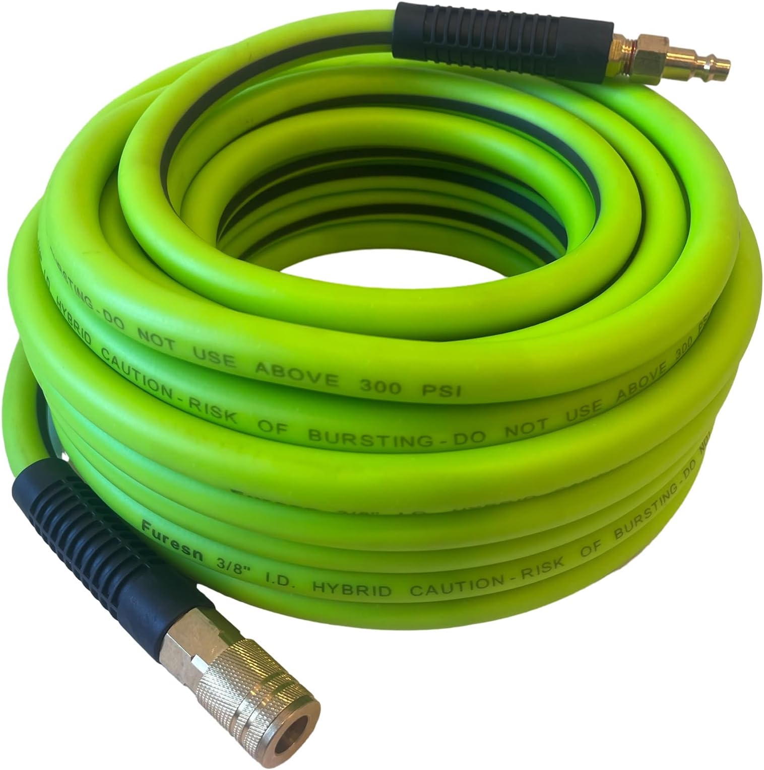 FYPower Air Compressor Hose 3/8 Inch x 50 Feet Hybrid Hose with ...