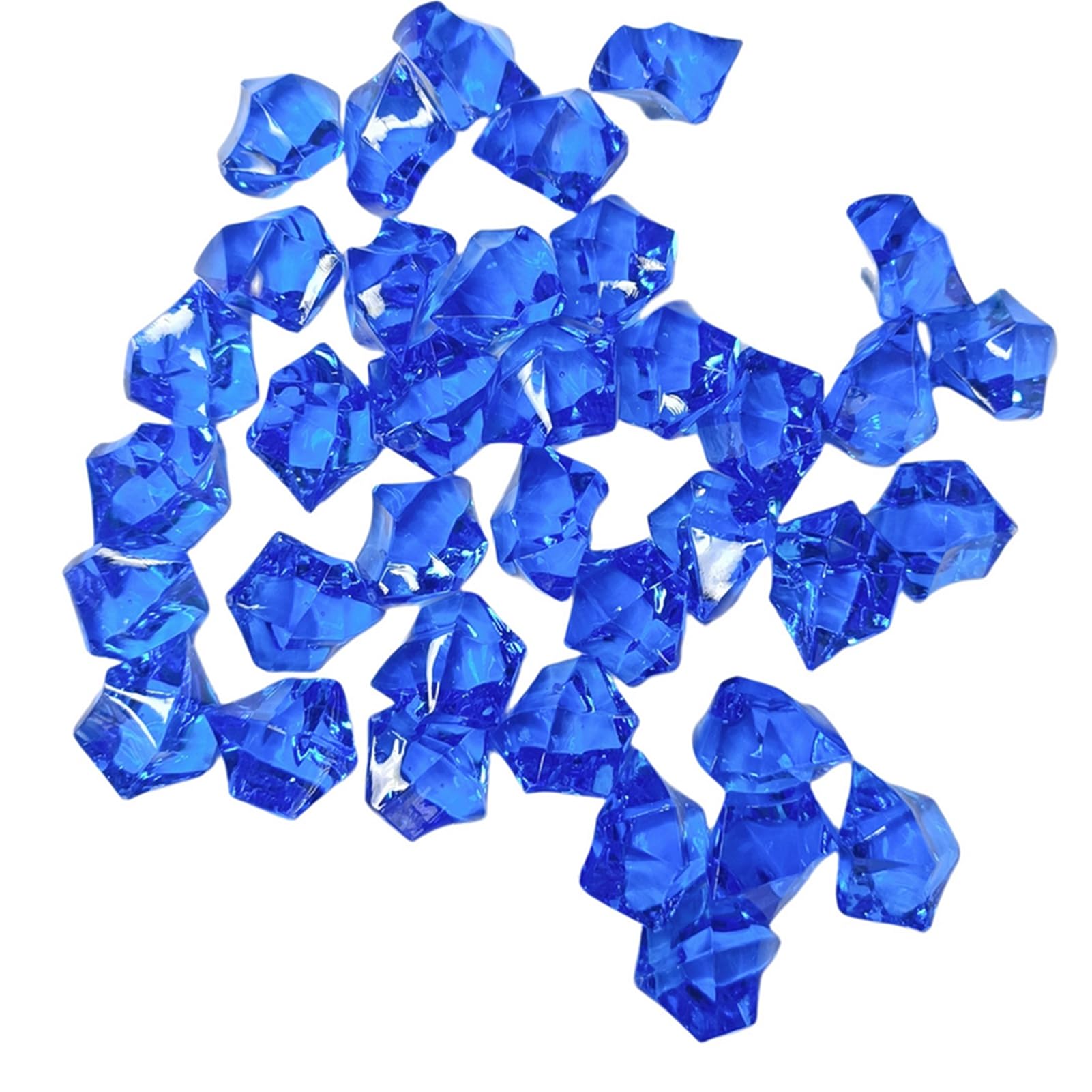 Amazon.com: Featuman Blue Plastic Diamonds, 160 Pcs Fake Crushed ...