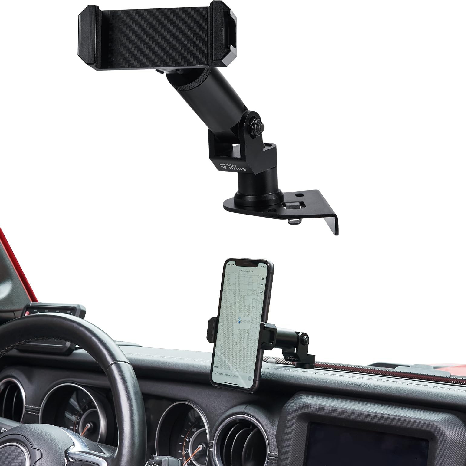 Amazon.com: JL Dashboard Cell Phone Mount,All-Metal Structure,360 ...
