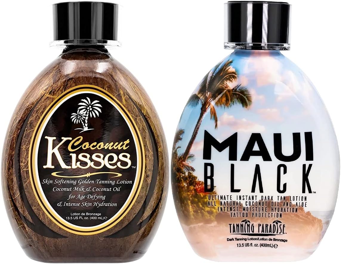 Amazon.com : Tanning Paradise Maui Black Lotion – Instant Dark Self ...
