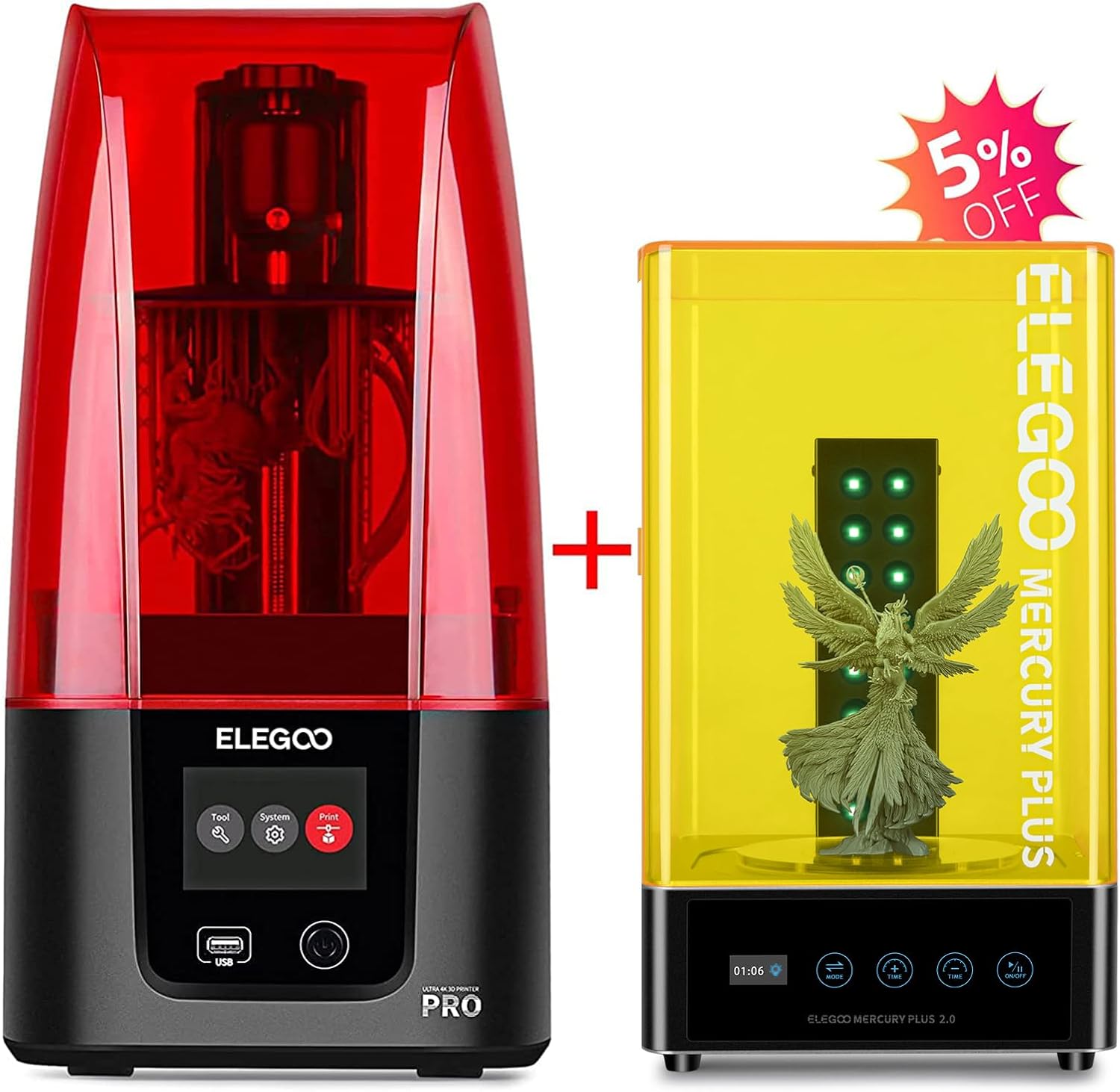 ELEGOO Mars 3 Pro Resin 3D Printer with Mercury Plus Philippines | Ubuy