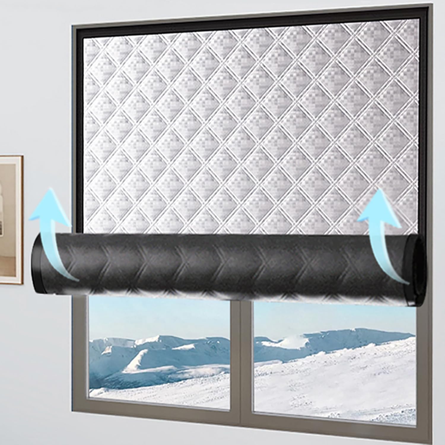 55x95cm 3 Layer Winter Insulated Window Cover,Oxford Thermal Insulated ...