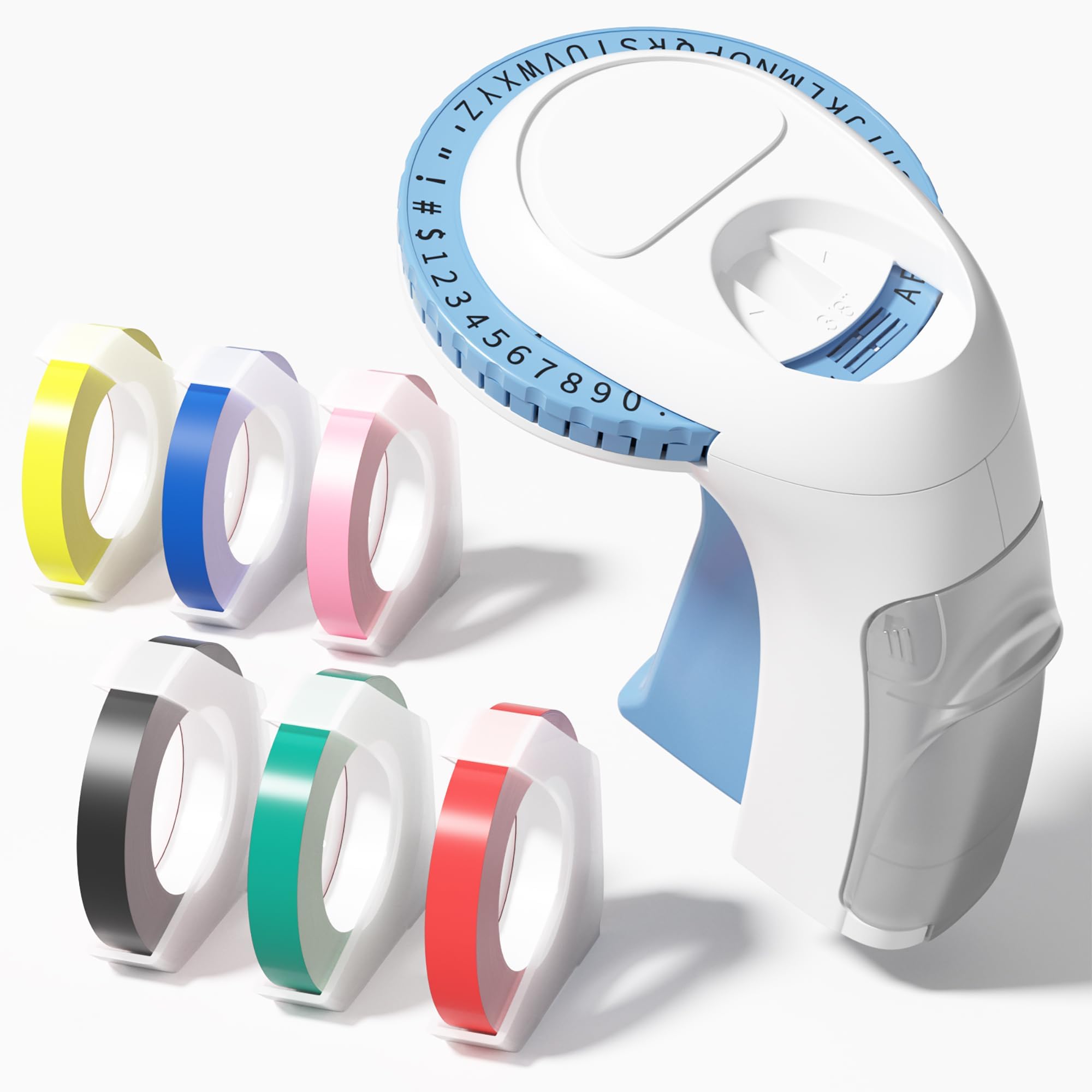 Dymo Omega Home Embossing Label Maker, Blue : Amazon.co.uk: Computers ...