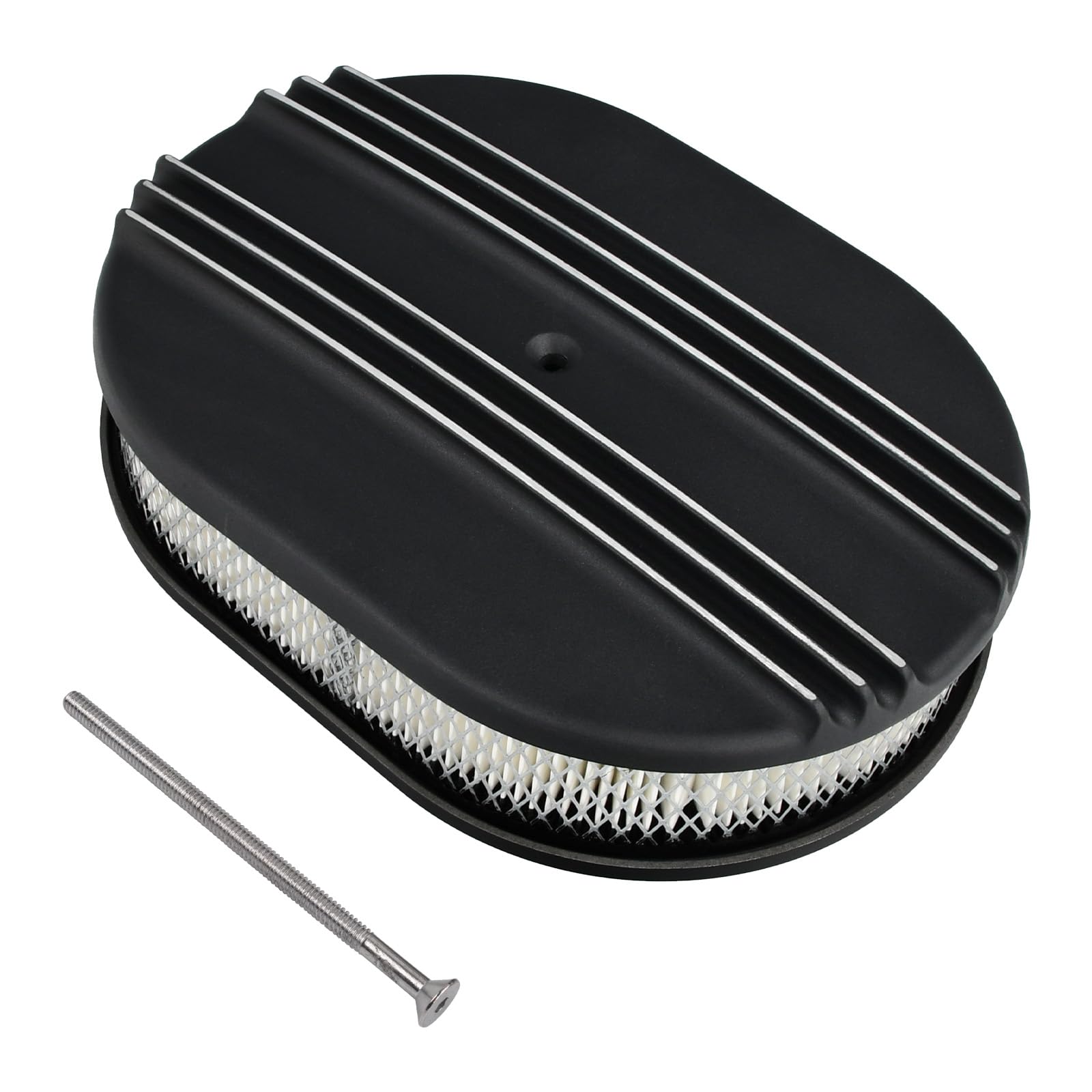 Snapklik.com : GESEXI 12 Air Cleaner For Carburetor, Oval Polished ...
