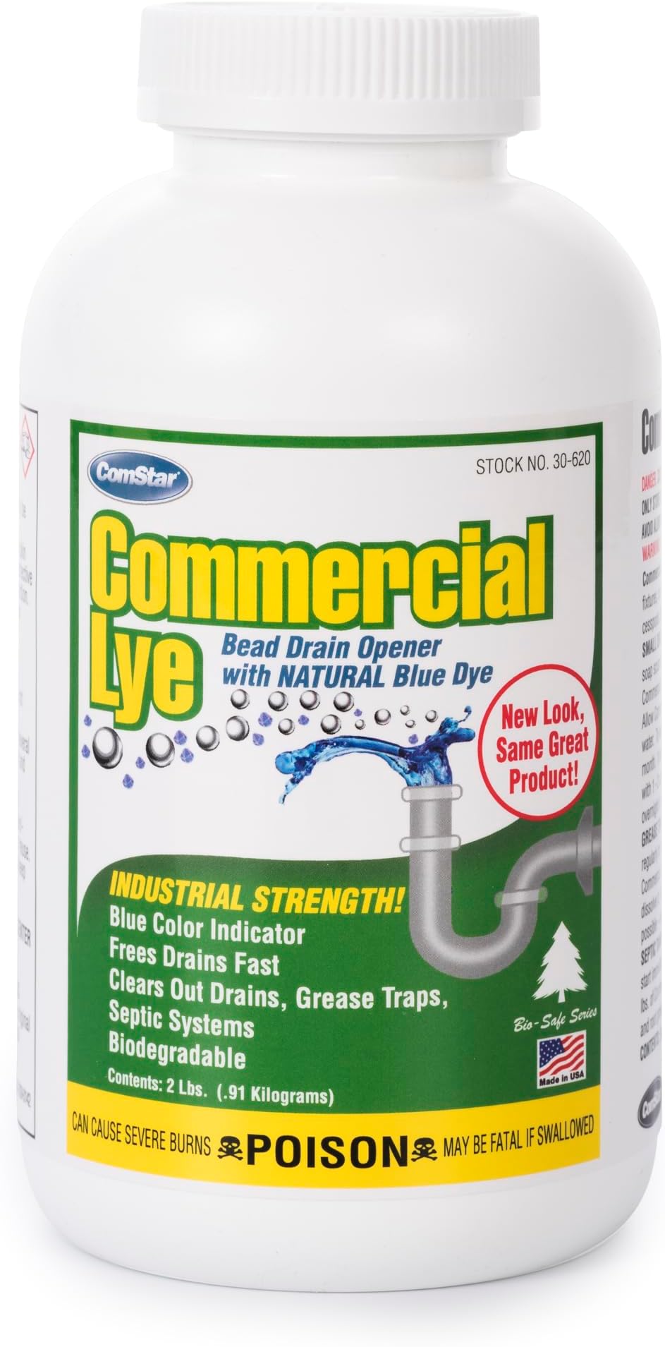 Amazon.com: ComStar Commercial Lye | Sodium Hydroxide Beads with ...