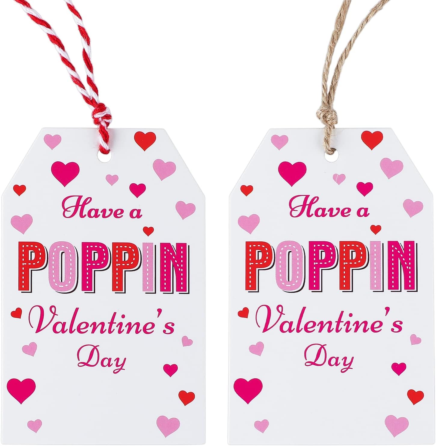 Amazon.com: KINGLAKE Valentines Day Tags,50Pcs Valentine's Day Gift ...