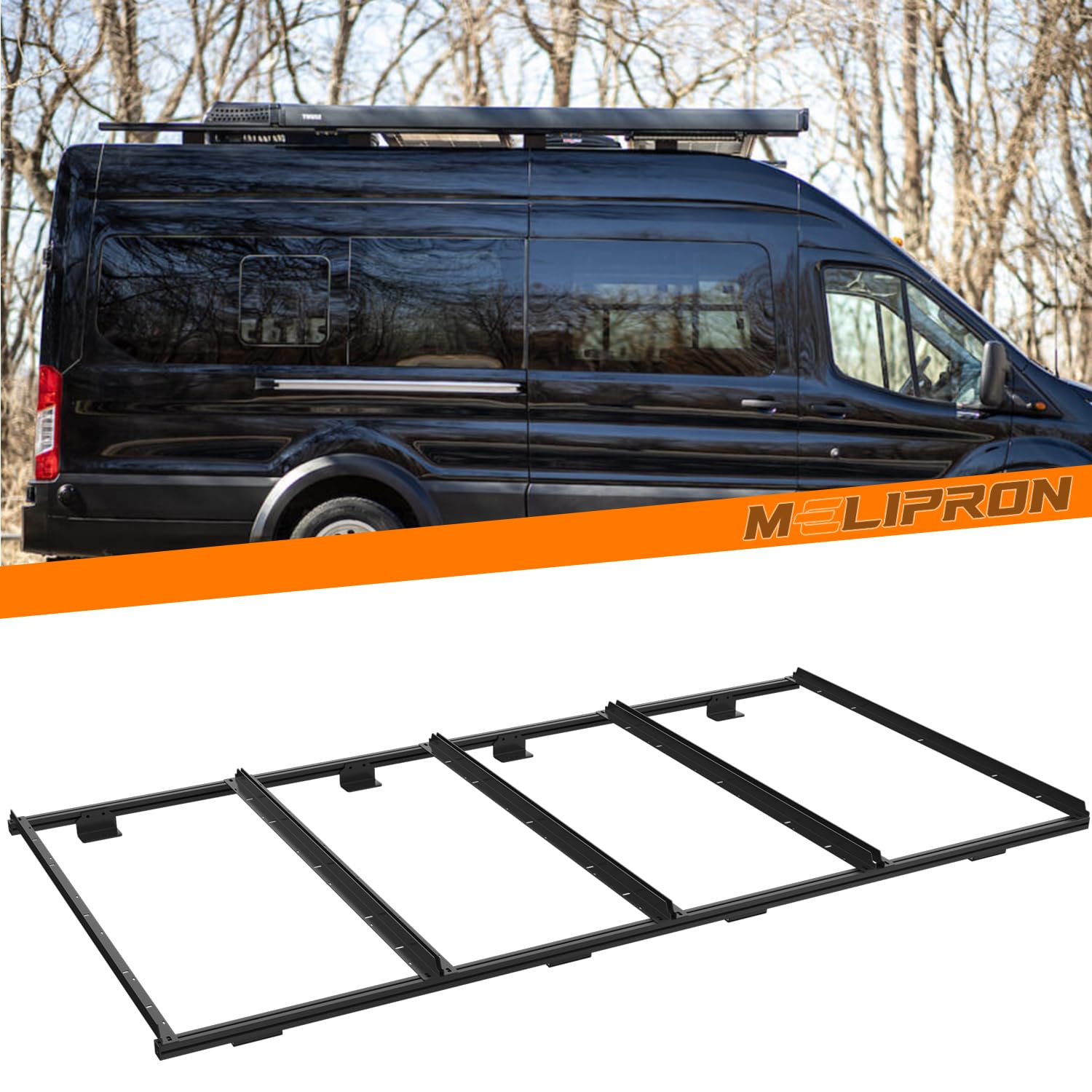 MELIPRON Camper Van Roof Rack Fit for Ford Transit 148" WB Low/Medium ...