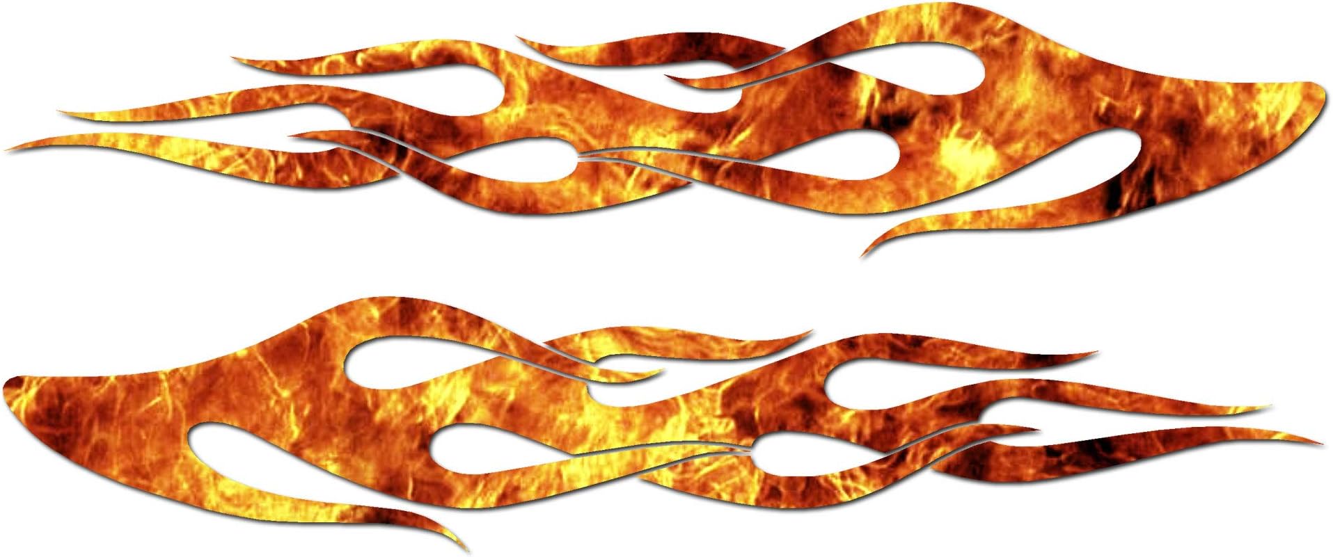 Amazon.com - Flames Sticker Vinyl Decal Bumper Sticker 5"