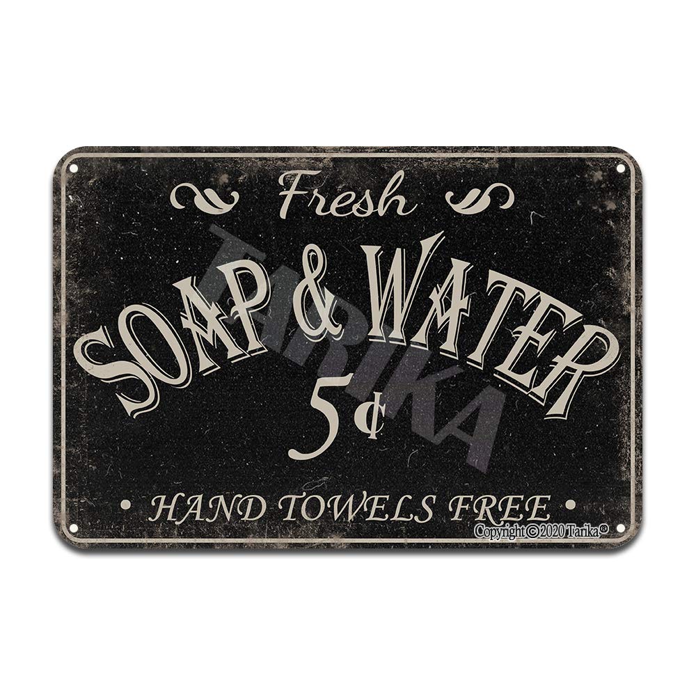Amazon.com: Fresh Soap & Water Hand Towels Free Vintage Bathroom Decor ...