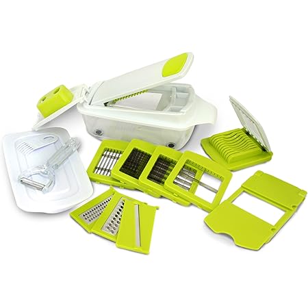 Amazon.com: Megachef 8-in-1 Multi-Use Slicer Dicer and Chopper Kitchen ...