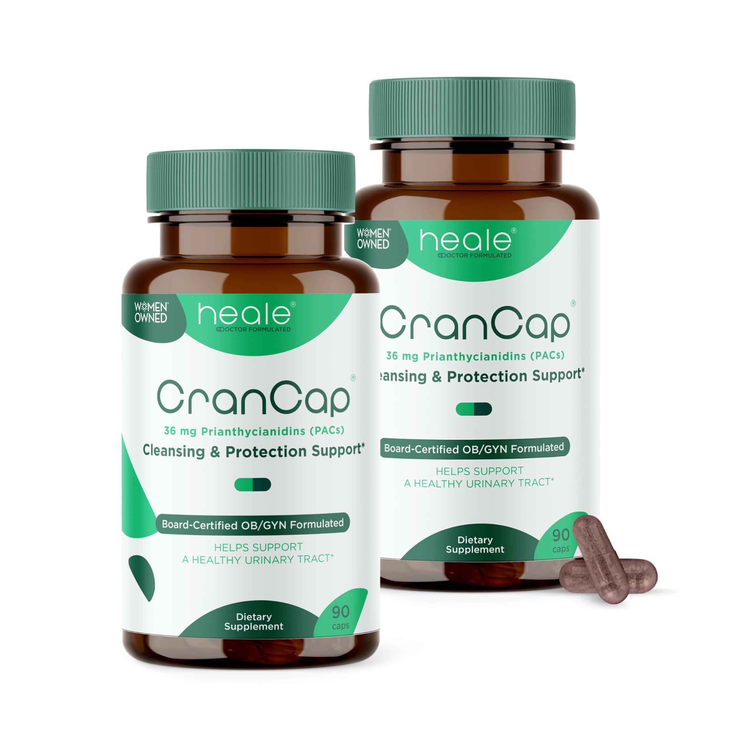Amazon.com: CranCap - Cranberry Pills - Urinary Tract Health Cranberry ...