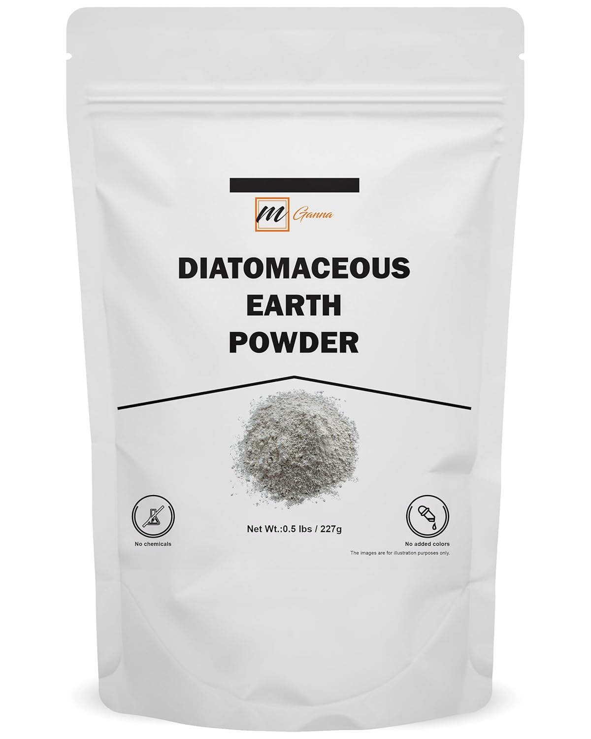 Amazon.com : mGanna 100% Natural Diatomaceous Earth Powder for Skin ...