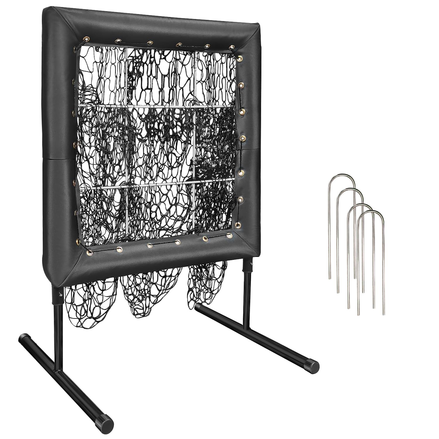Snapklik.com : Jalunth Baseball Softball 9 Hole Pitching Net Strike ...