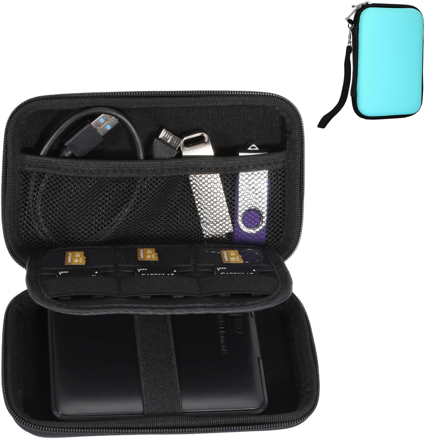 Amazon.com: GARRULAX Gadget Case Waterproof Double Layers All-in-One ...