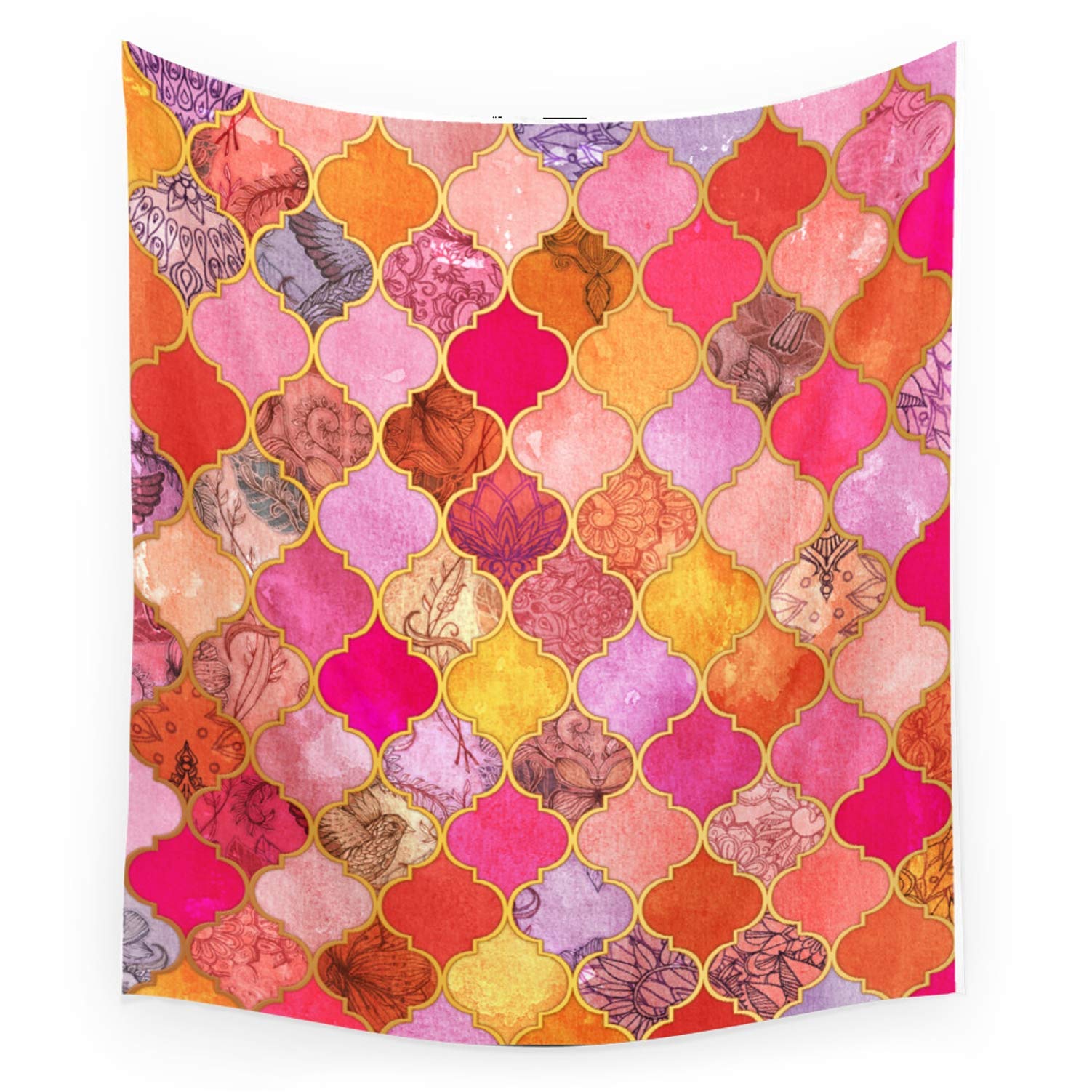 Moroccan Tile Pattern Pink